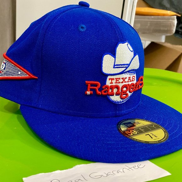 New Era | Accessories | Rare New Era Texas Rangers Cowboy Hat Logo ...